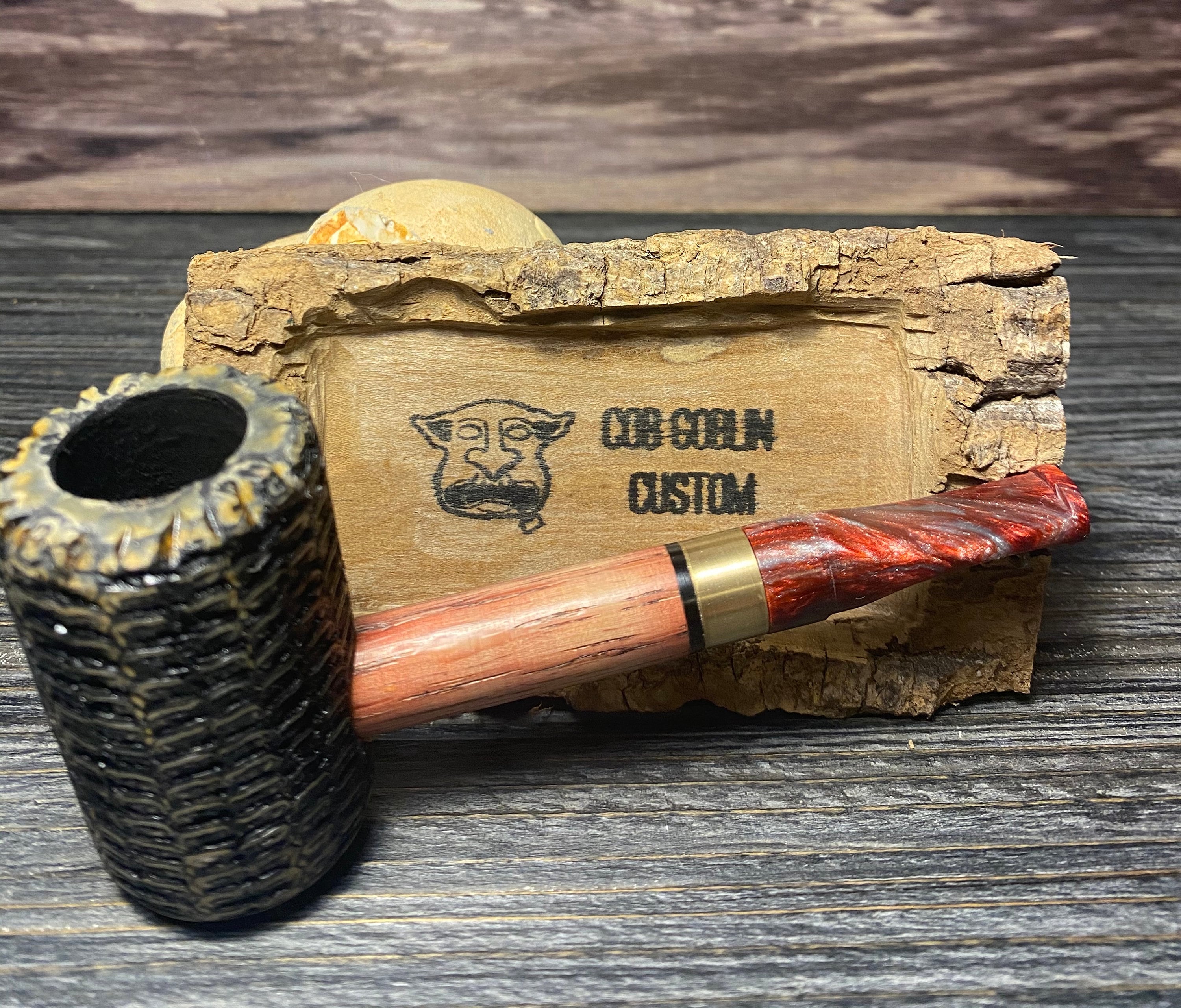 Corn Cob Pipe Drawing