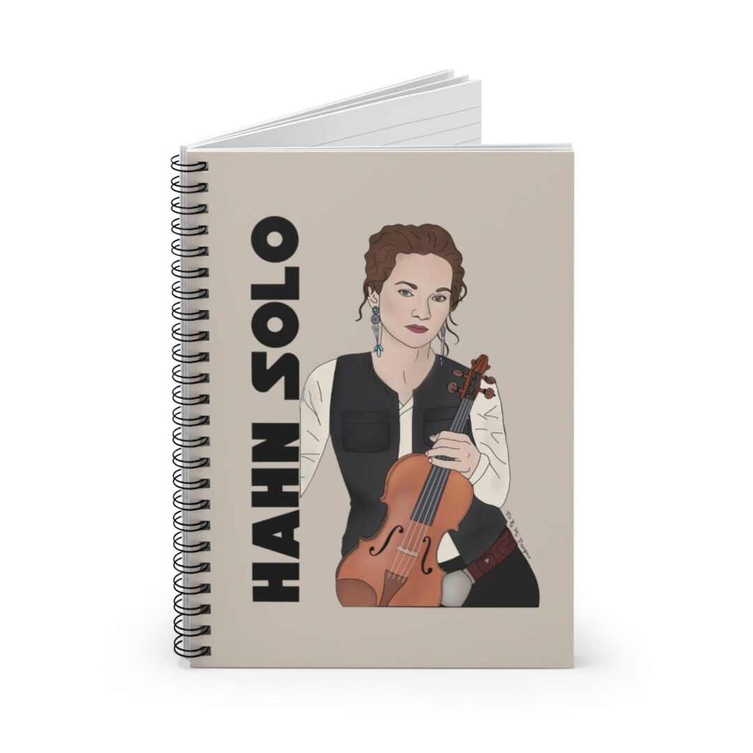 Hahn Solo Hilary Hahn Spiral Notebook - Etsy