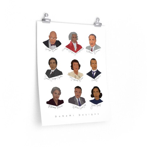 Women Composers Alphabet Poster black - Etsy