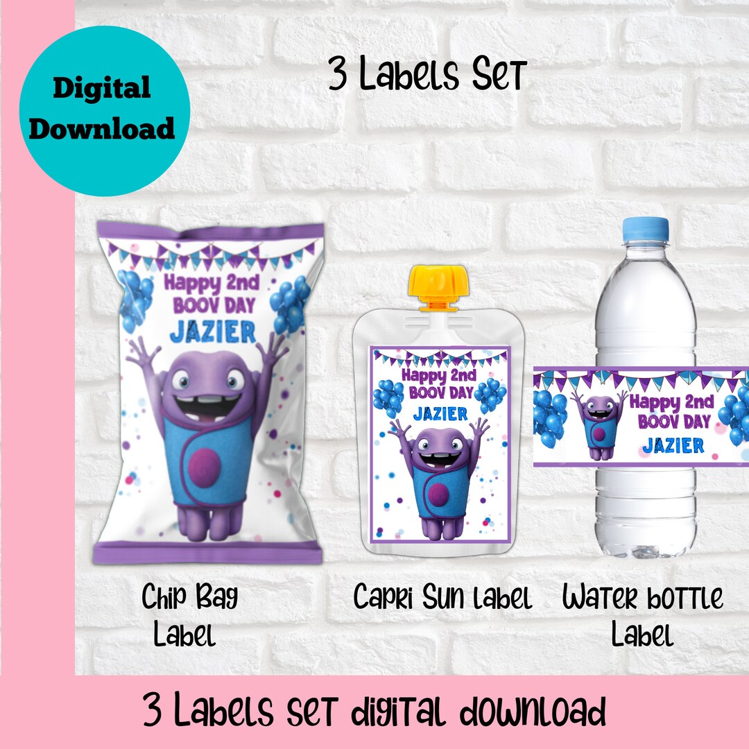 Boov Birthday Party Decorations, Dreamworks Home Party Supplies, Chip ...