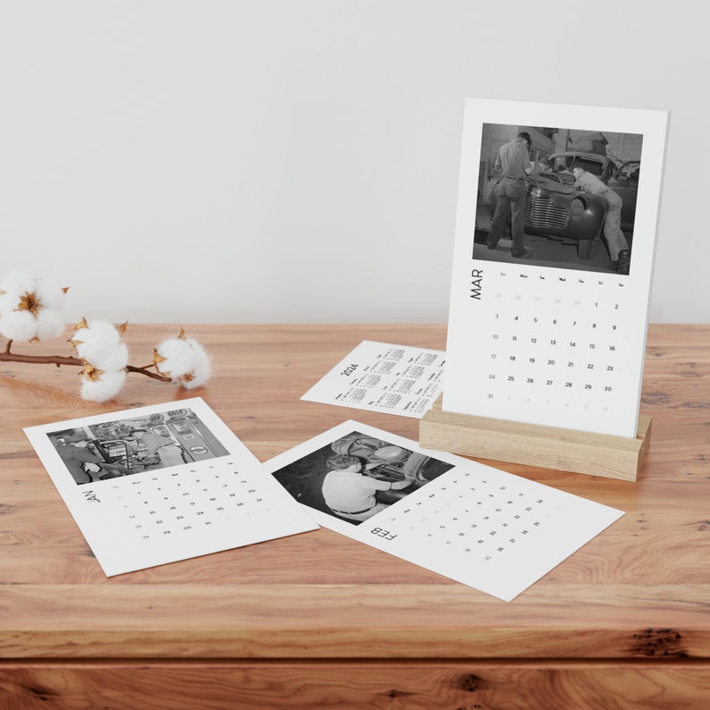 2024 Faces of the Service Station Desk Calendar - Etsy