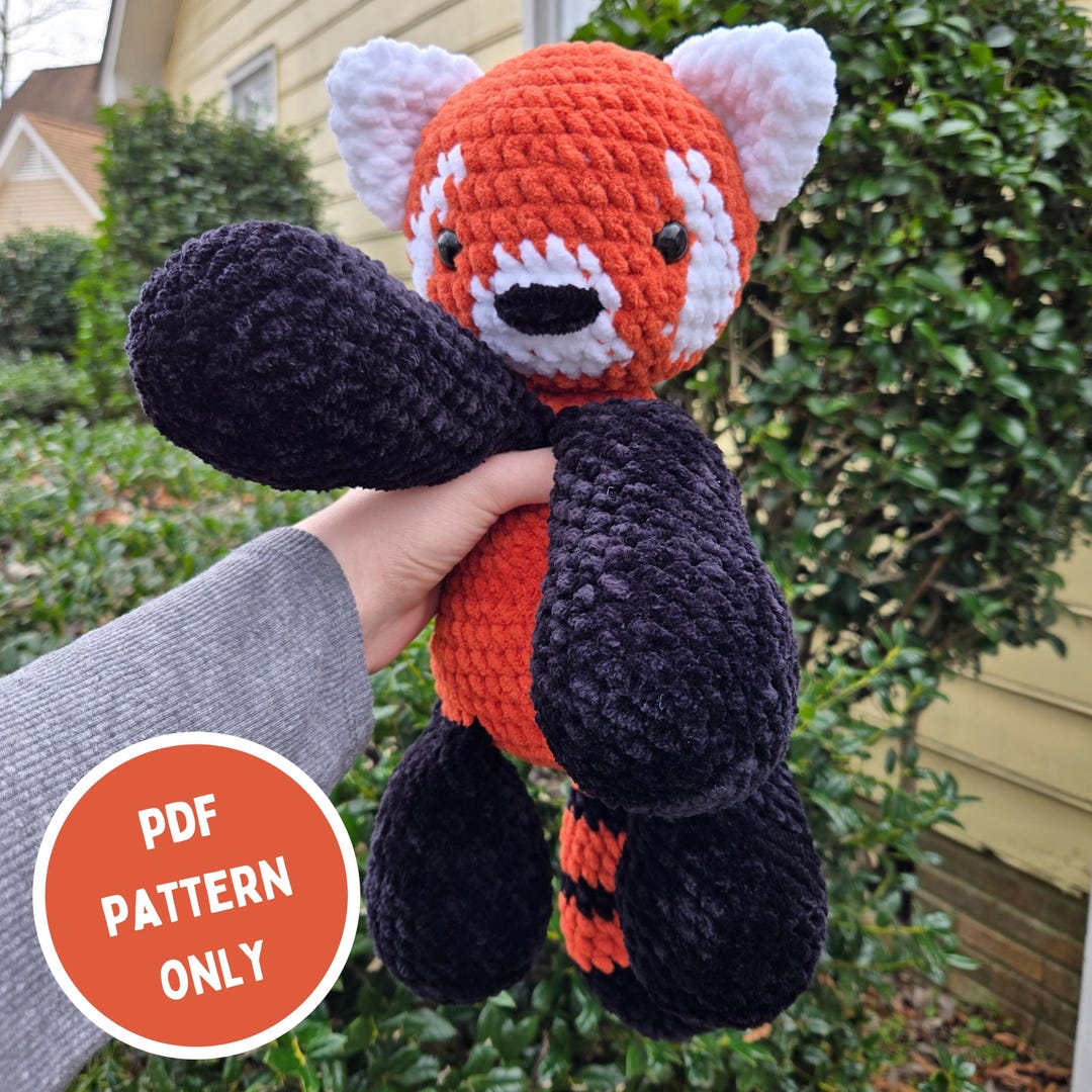 Crochet Red Panda PDF Pattern - Etsy