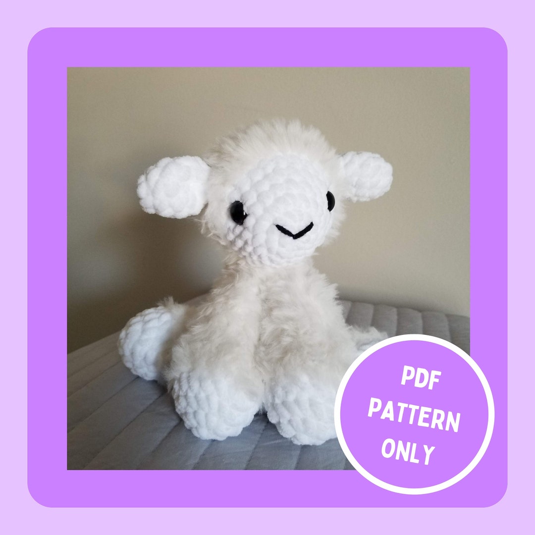 Little Lamb Crochet PDF Pattern - Etsy