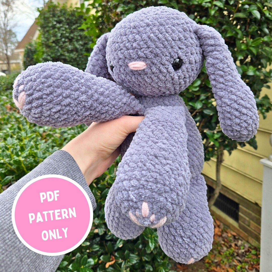 Snuggles the Bunny PDF Crochet Pattern - Etsy