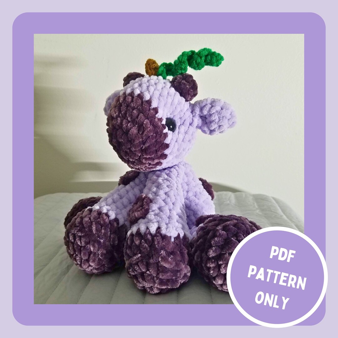 Grape Cow Crochet Pattern - Etsy