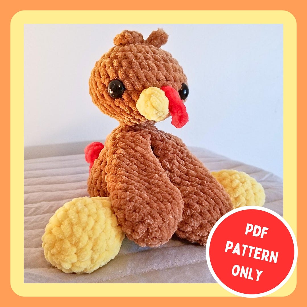 Mini Turkey Crochet Pattern - Etsy