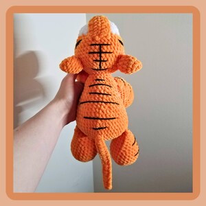 Tobi the Sleepy Tiger Crochet PDF Pattern - Etsy
