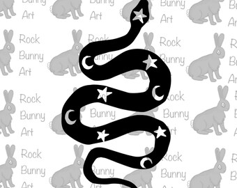 Snake Star Svg - Etsy