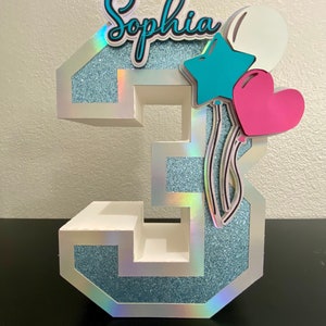 3D Letter, Custom 3D Letters, Personalized Party Decorations, Glitter ...