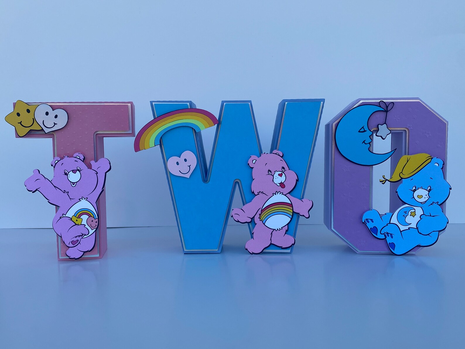 Care Bears Care Bears 3d Letters Care Bears Party Care - Etsy