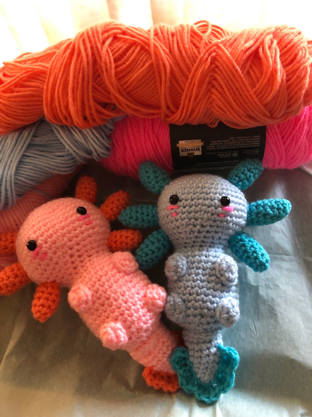 Adorable Axolotl Stuffy - Etsy