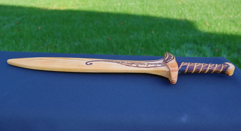 Hand Carved Medieval Wood Dagger from Colombia - Etsy