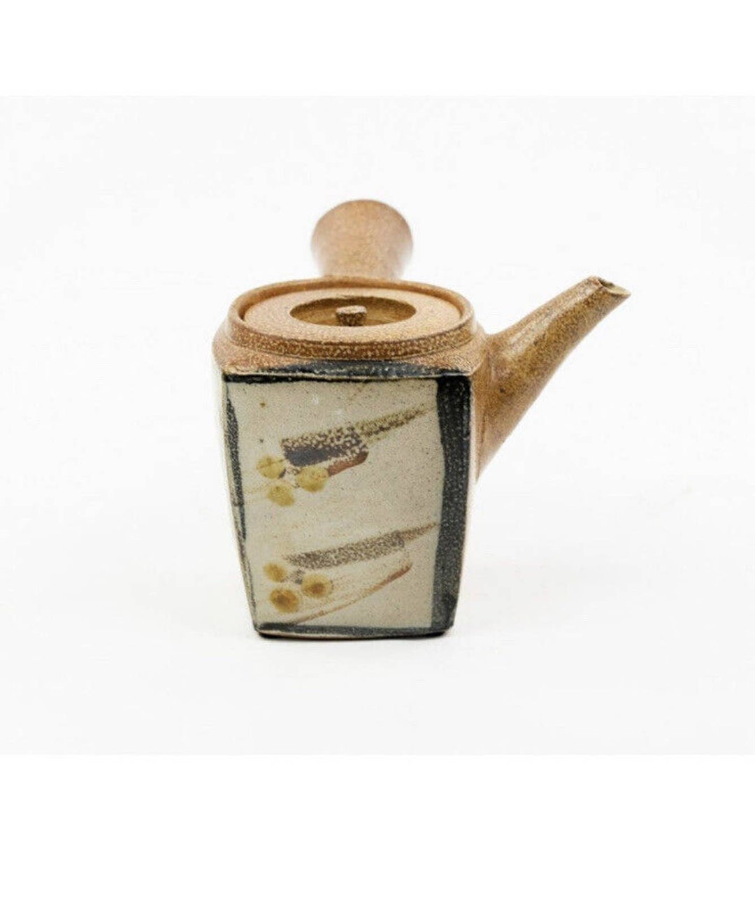 Michael Simon Salt Glazed Kyusu Stoneware Teapot - Etsy