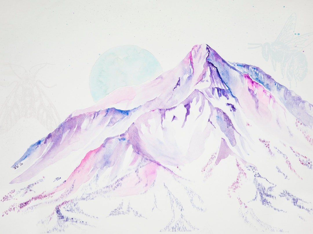 Lone Peak, Side View - Etsy