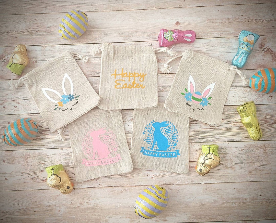 Personalised Easter Egg Hunt Mini Gift Bag Pouch - Etsy