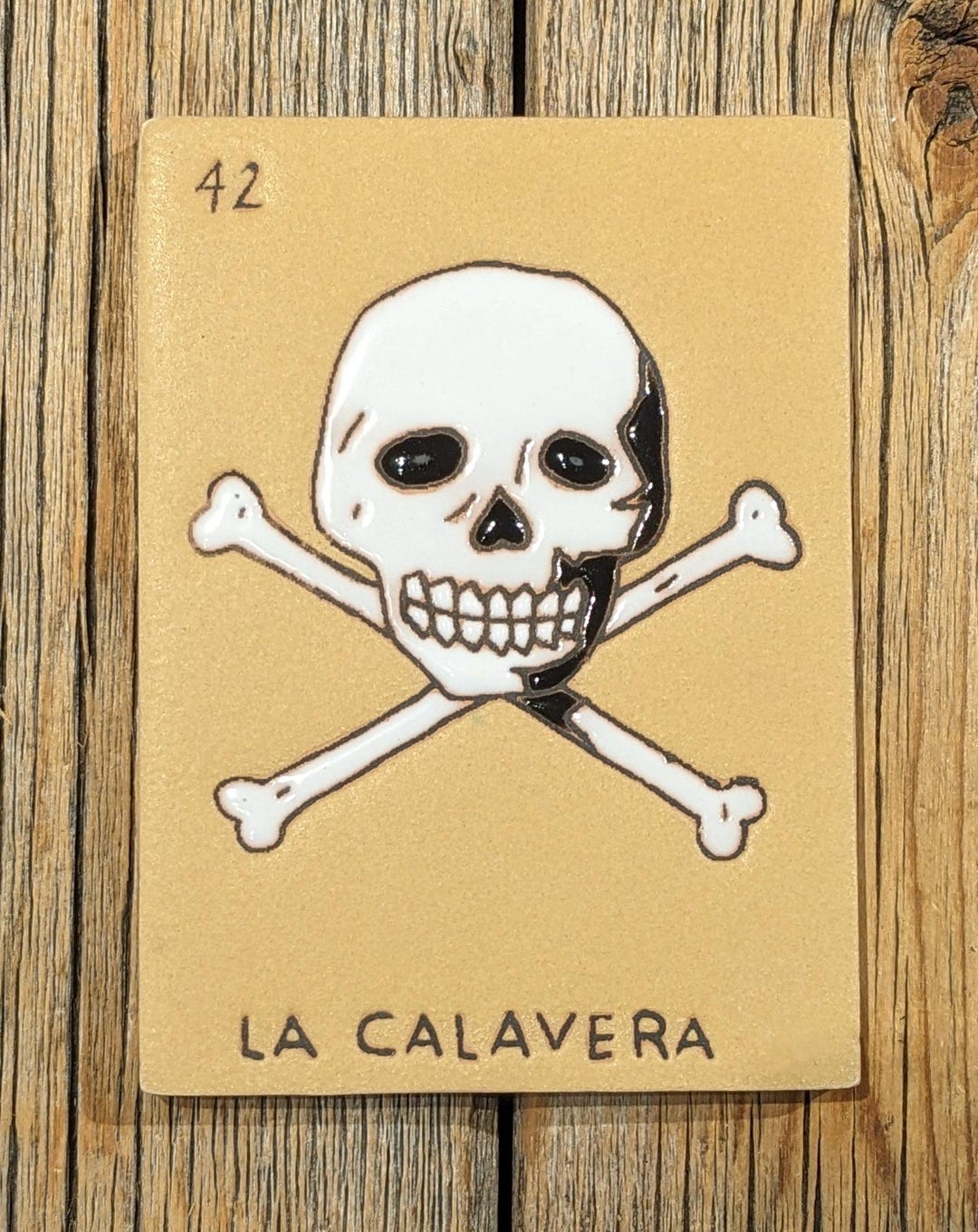 La Calavera Clay Tile - Etsy