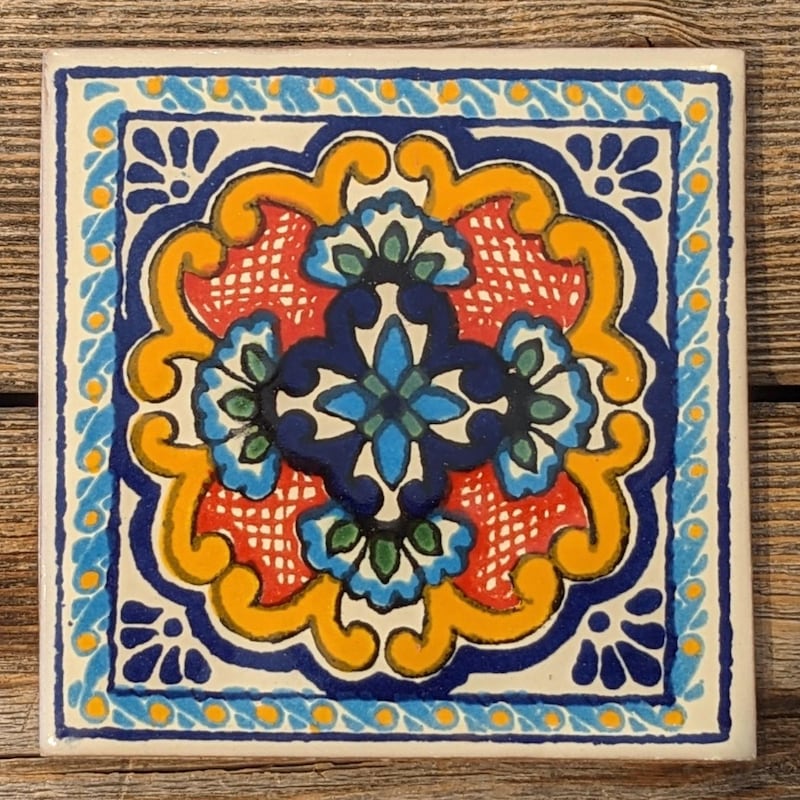 Mexican Mosaic Tiles - Etsy