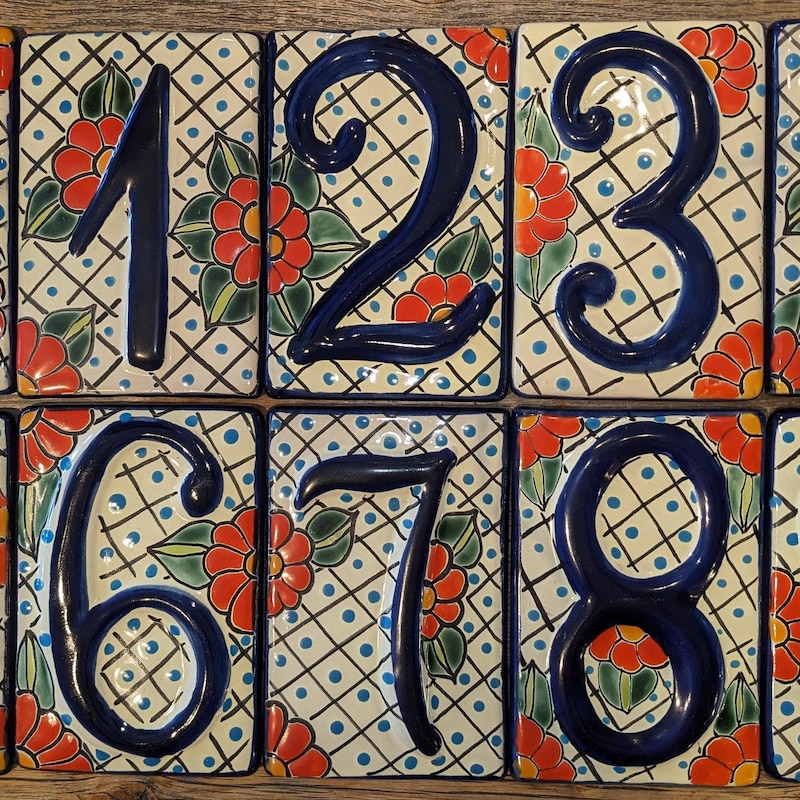 Tile House Numbers - Etsy