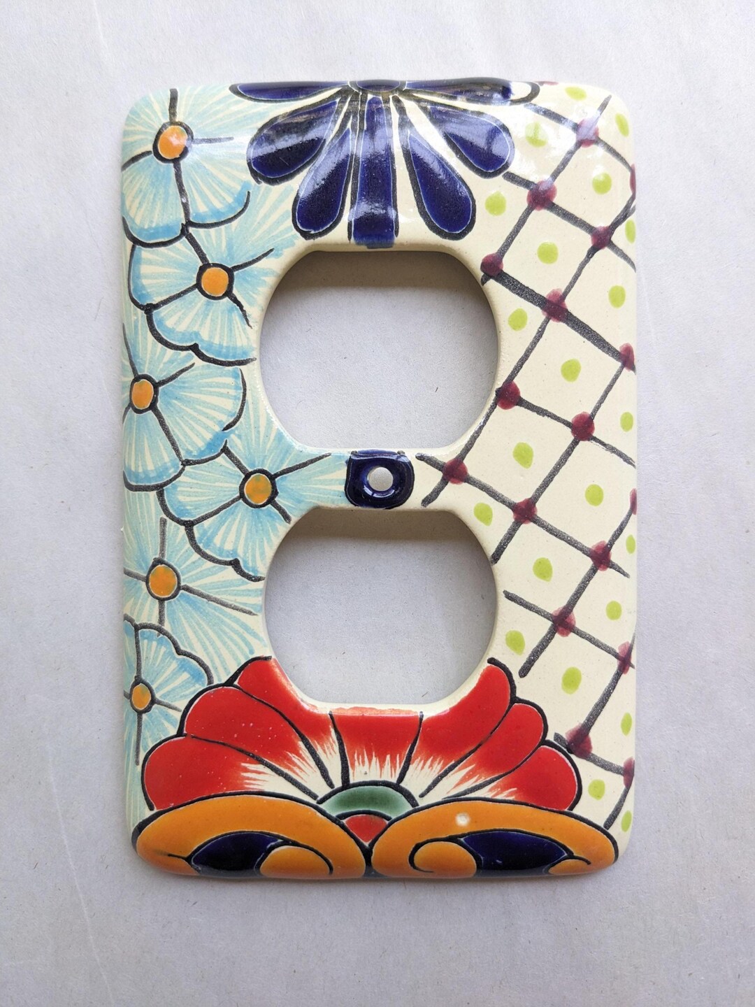 Talavera Single Outlet Cover - Etsy