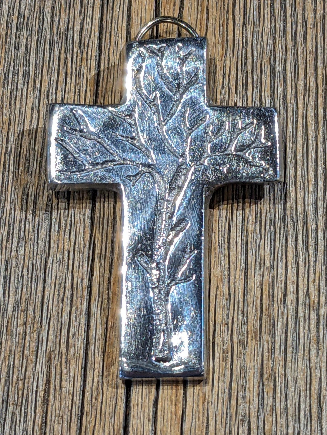 Mini Pewter Dead Tree Cross - Etsy