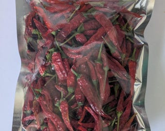 Natural Red Whole Dried Peppers, Authentic Cooking Spices, Red Pepper ...