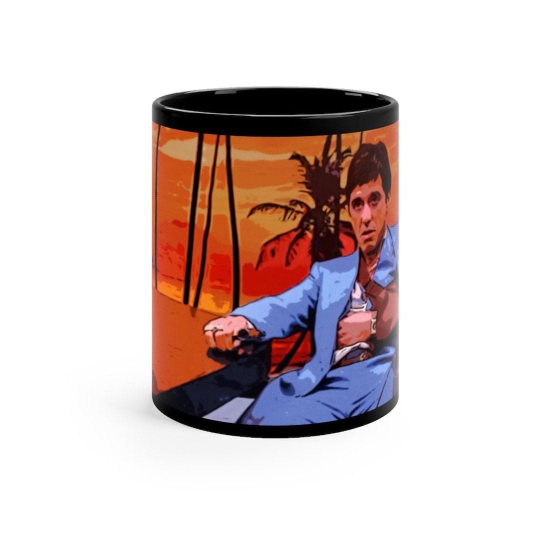 Scarface Tony Montana Mug Al Pacino Movie Pop Art Gift for Him Scarface ...