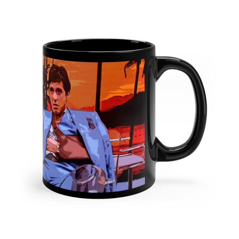 Scarface Tony Montana Mug Al Pacino Movie Pop Art Gift for Him Scarface ...