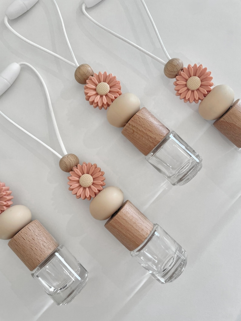 Car Diffuser / Hanging Diffuser / Beaded Diffuser / Fragrance Oil / Natural / Flower / Daisy ...
