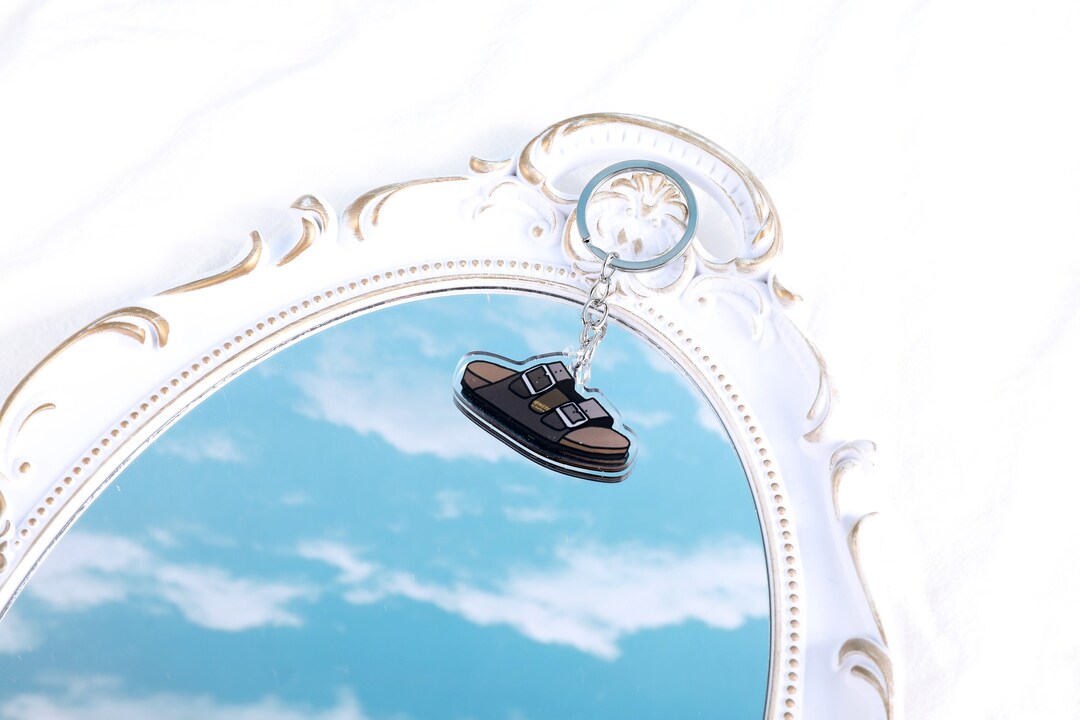 Birkenstock Sandal Keychain [double Sided] - Etsy