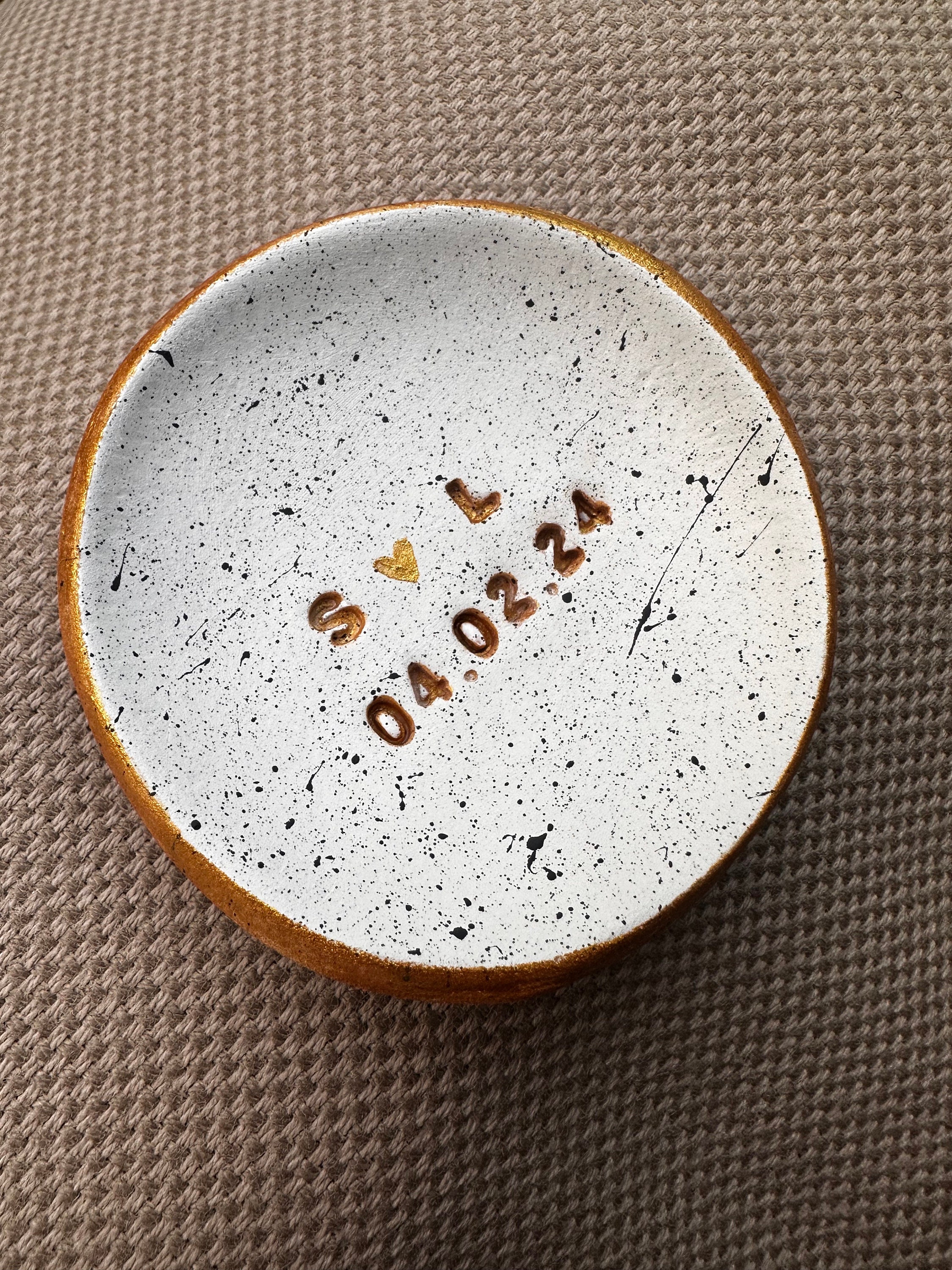 Personalized Ring Dish Gift Jewelry Dish Gift Ring Holder Anniversary ...