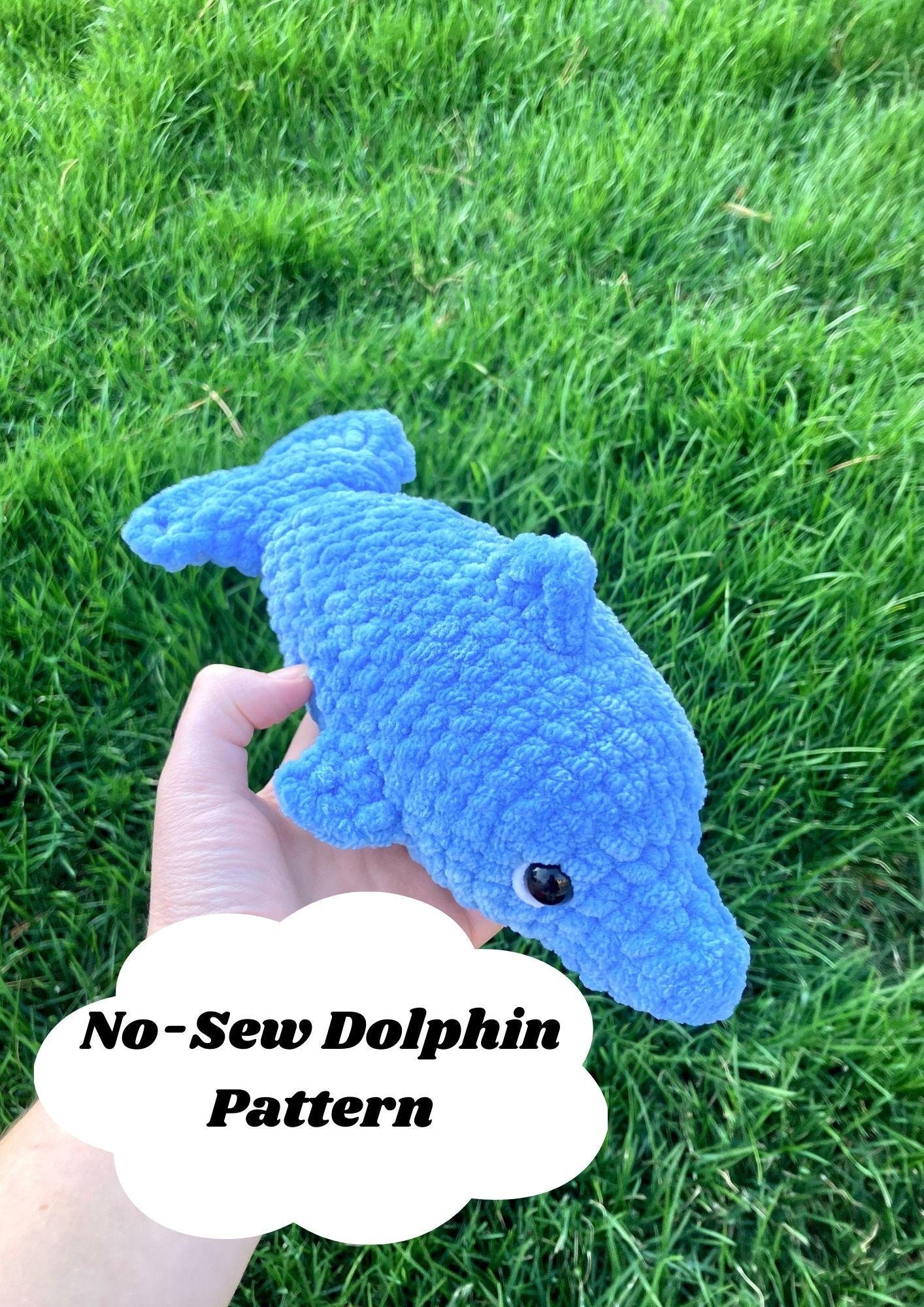 No-sew Dolphin Crochet Pattern PDF File - Etsy