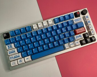 Pink Blue Keycap Set | Etsy