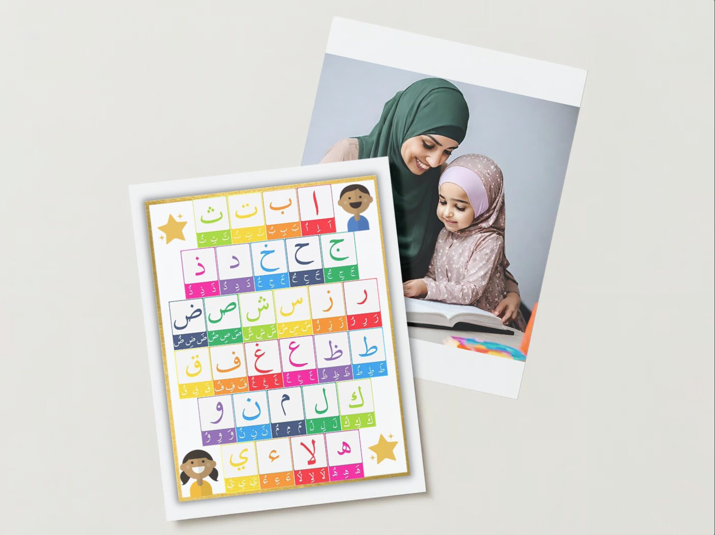 Arabic Alphabet Islamic Homeschool Islamic Educational Prints Arabic ...
