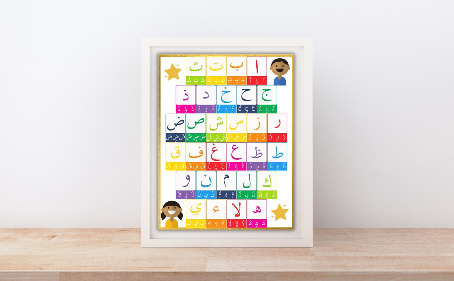 Arabic Alphabet Islamic Homeschool Islamic Educational Prints Arabic ...