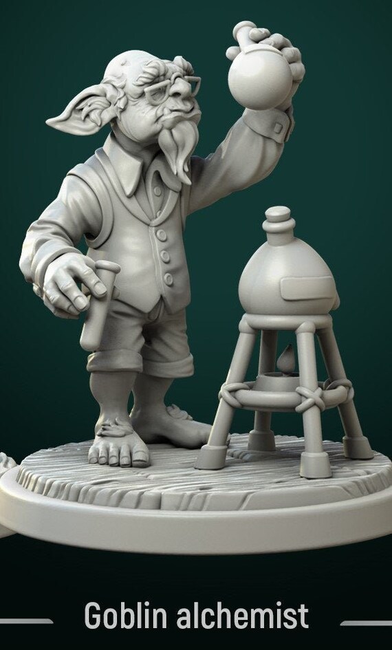 Goblin Alchemist White Werewolf Tavern DnD AU | Etsy