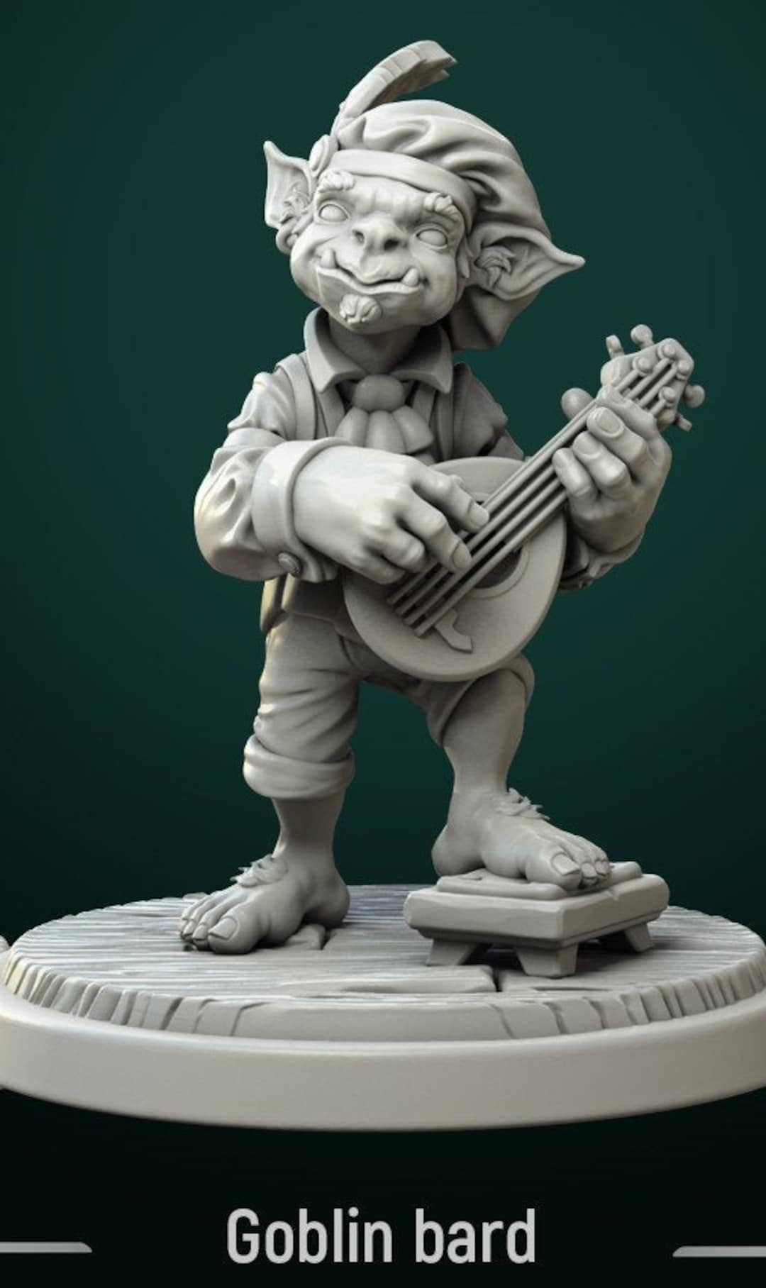Goblin Bard White Werewolf Tavern Dnd AU - Etsy
