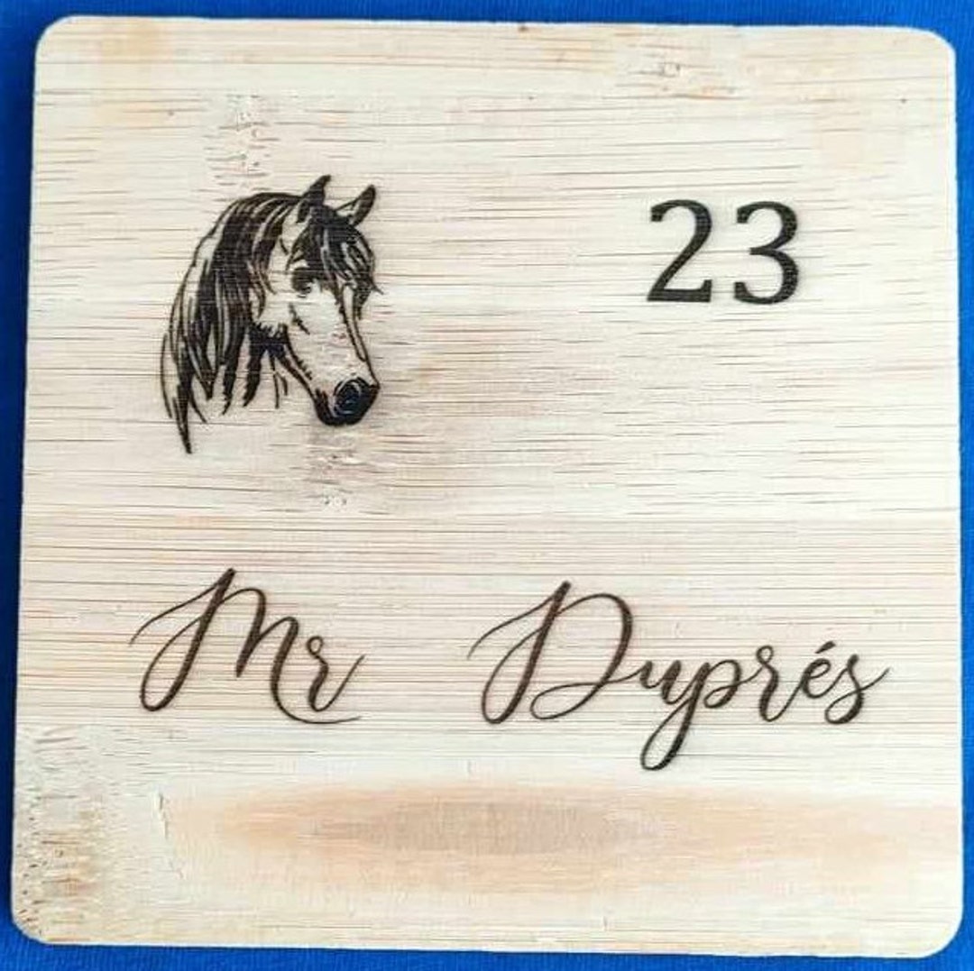 Wooden Door Panel, Custom Door Tag Plate, Custom Name, Custom Logo ...