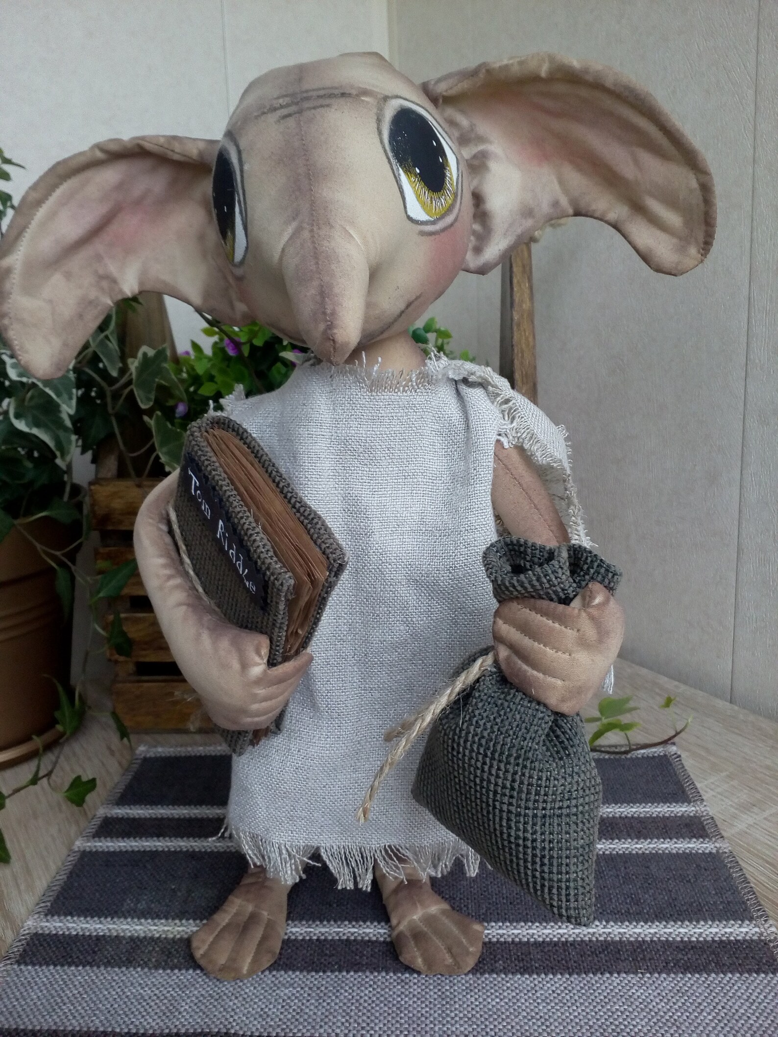 Dobby the house elf dobby textile doll dobby doll dobby toy | Etsy