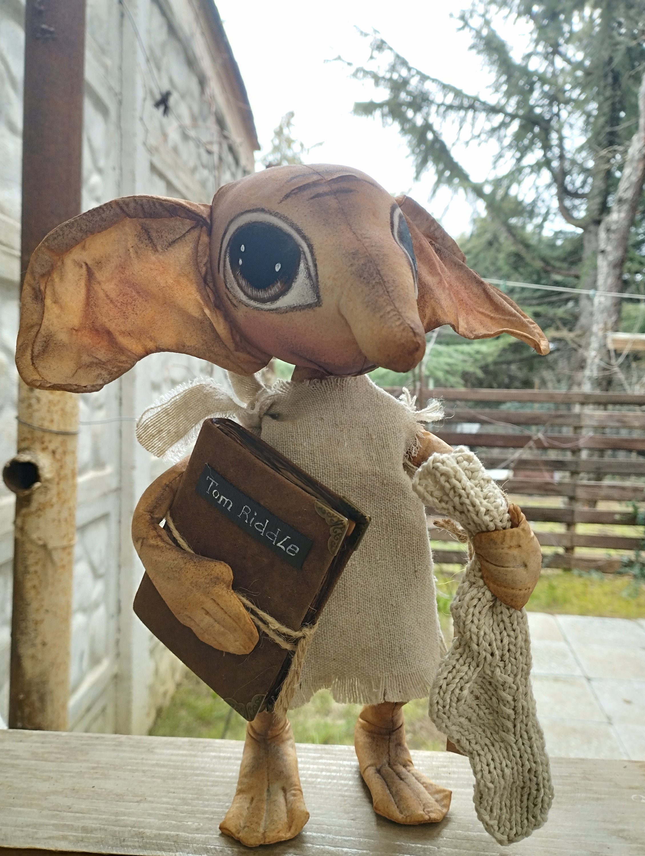 Dobby the House Elf, Dobby Textile Doll, Dobby Doll, Dobby Toy - Etsy