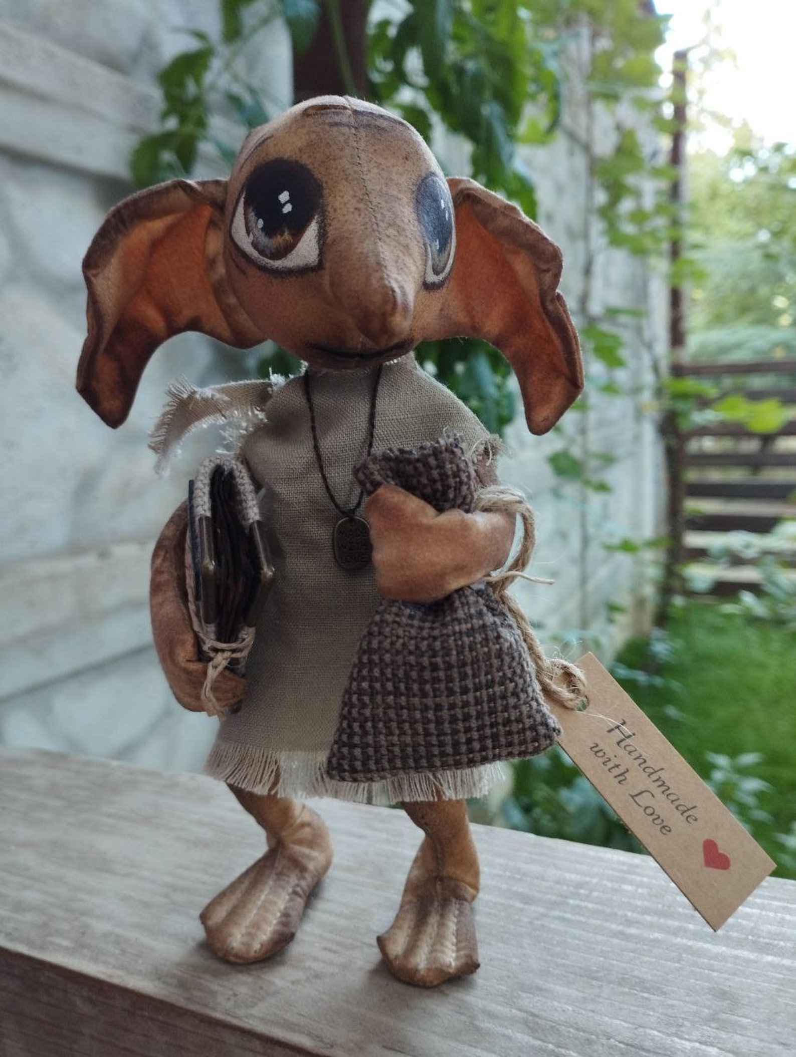 Handmade Dobby House Elf, Cotton Fabric Doll (6.3 Inches) - Etsy