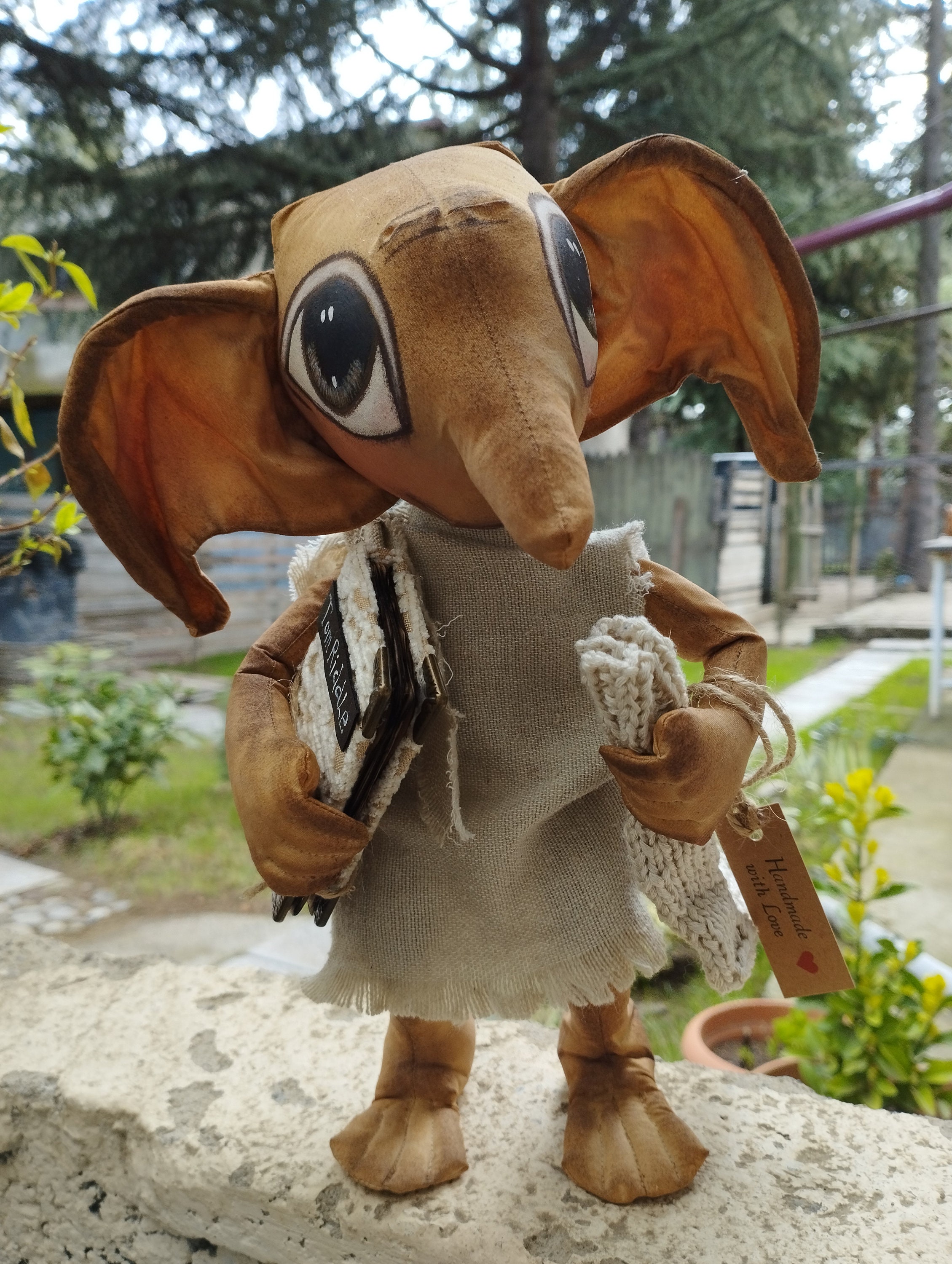 Dobby Dobby el elfo doméstico muñeca textil Dobby muñeca - Etsy España