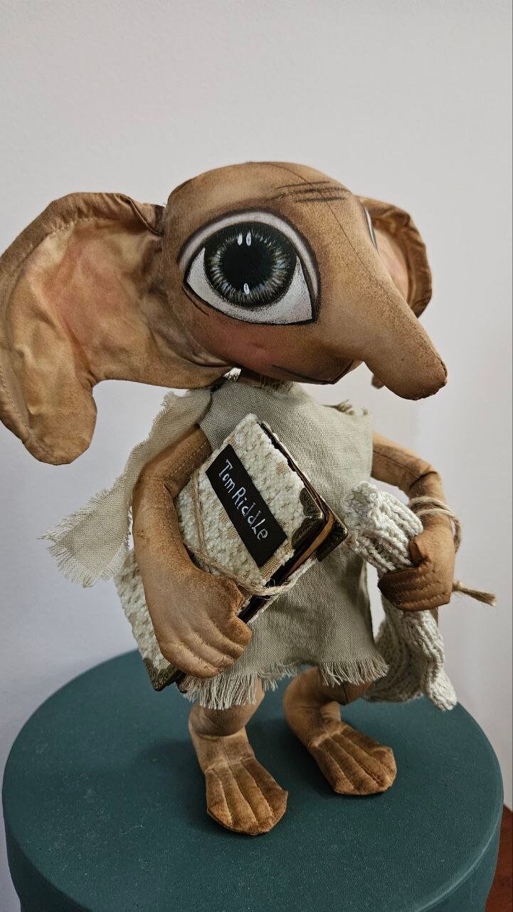 Dobby the House Elf, Dobby Textile Doll, Dobby Doll, Dobby Toy, Dobby ...