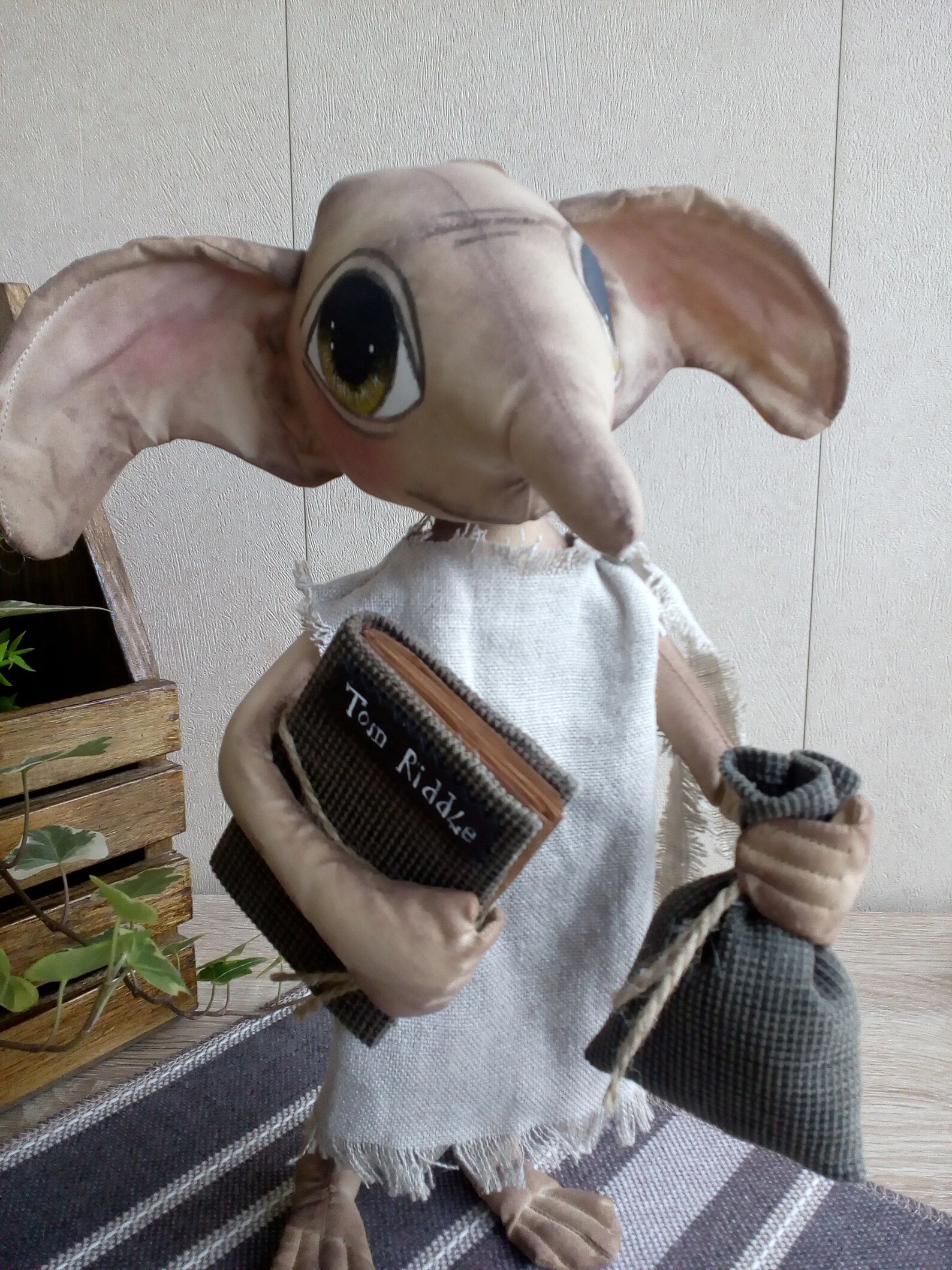 Dobby the house elf dobby textile doll dobby doll dobby toy | Etsy