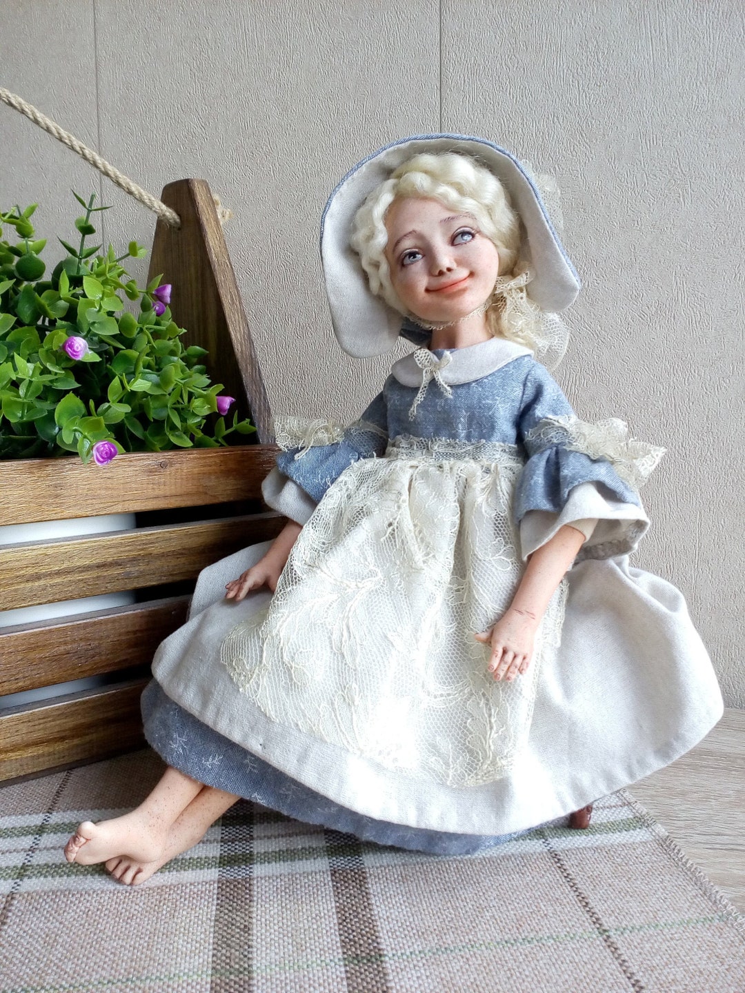 Poseable Art Doll, Boudoir Doll, Doll Made of Polymer Clay - Etsy