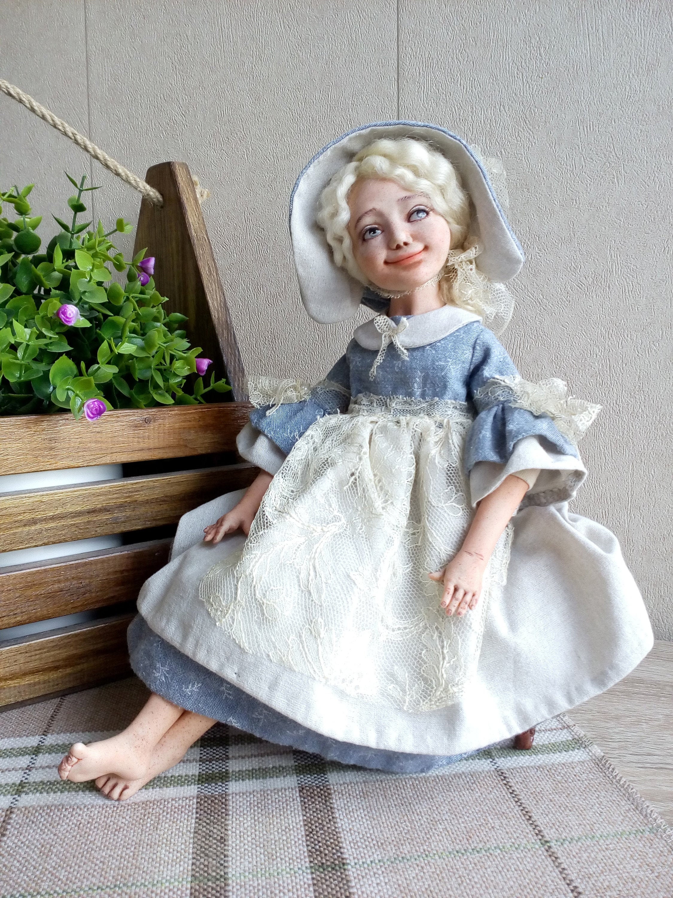 Poseable Art Doll, Boudoir Doll, Doll Made of Polymer Clay - Etsy