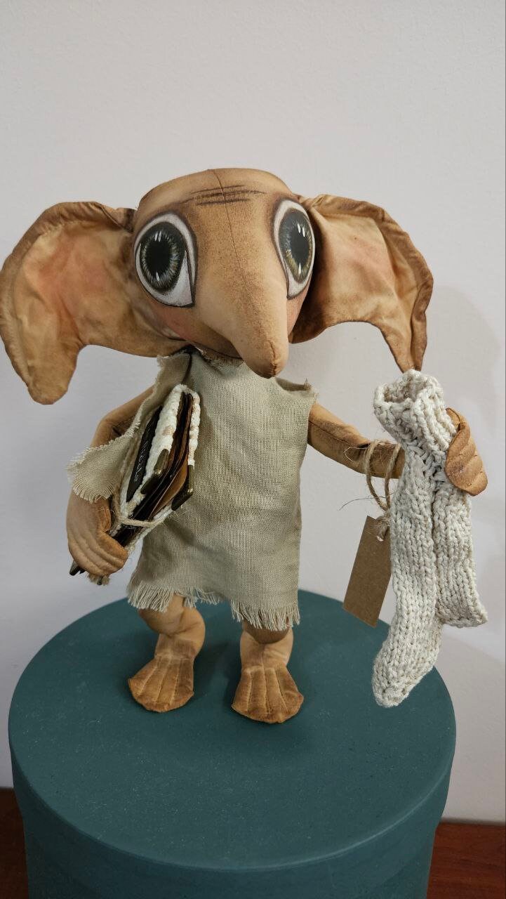Dobby the House Elf Dobby Textile Doll Dobby Doll Dobby - Etsy