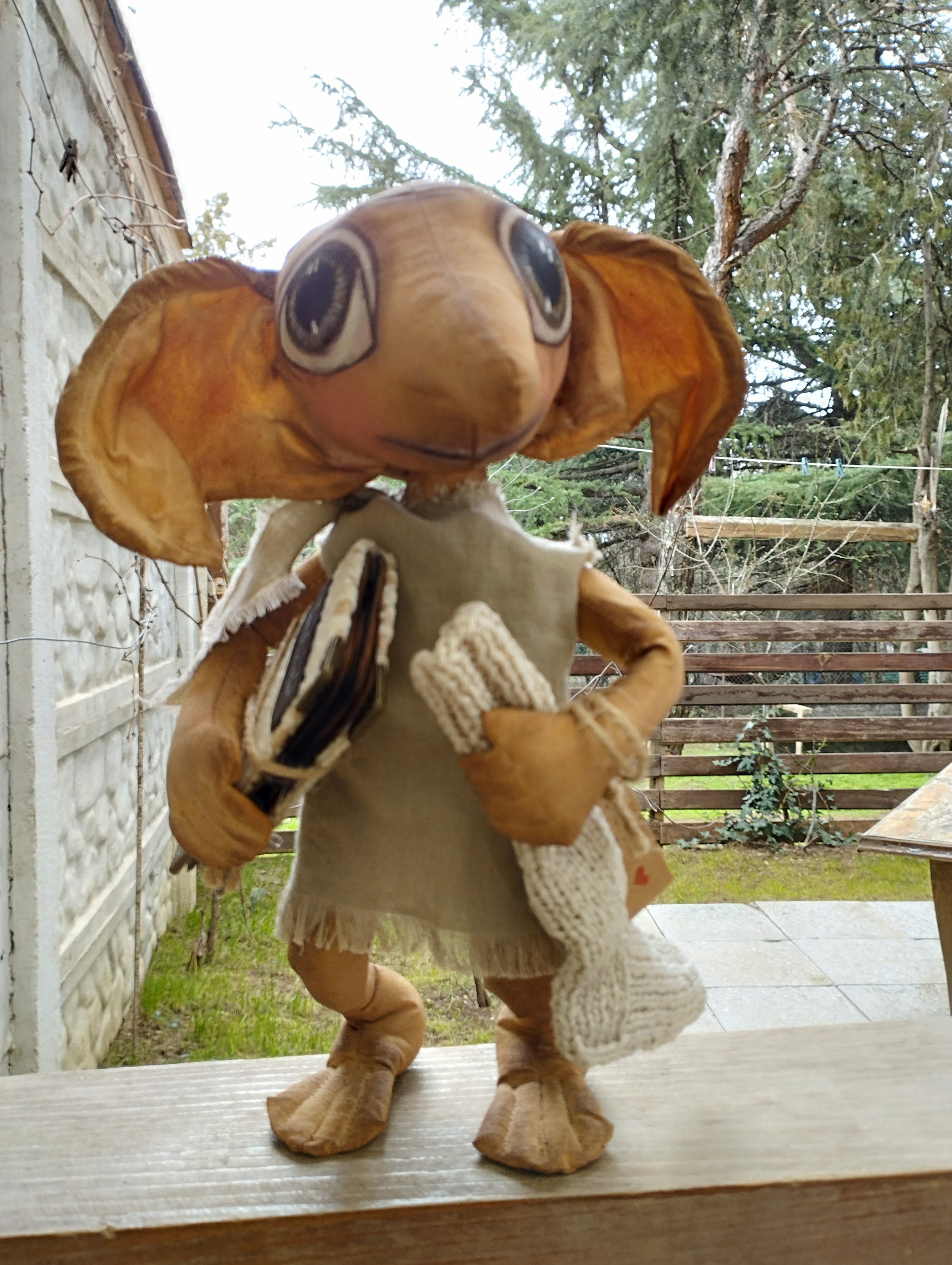 Dobby the House Elf Dobby Textile Doll Dobby Doll Dobby - Etsy