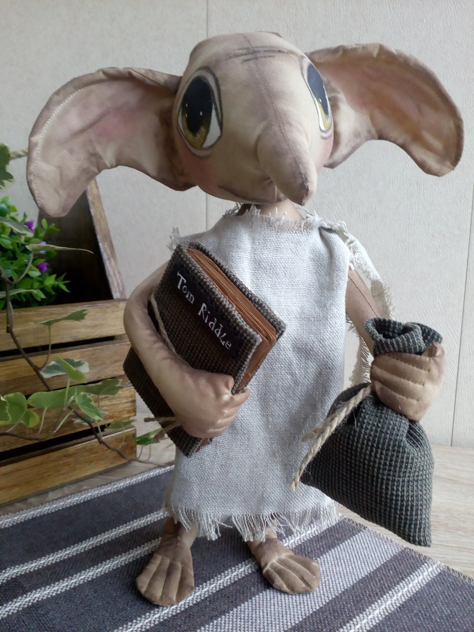 Dobby the house elf dobby textile doll dobby doll dobby toy | Etsy