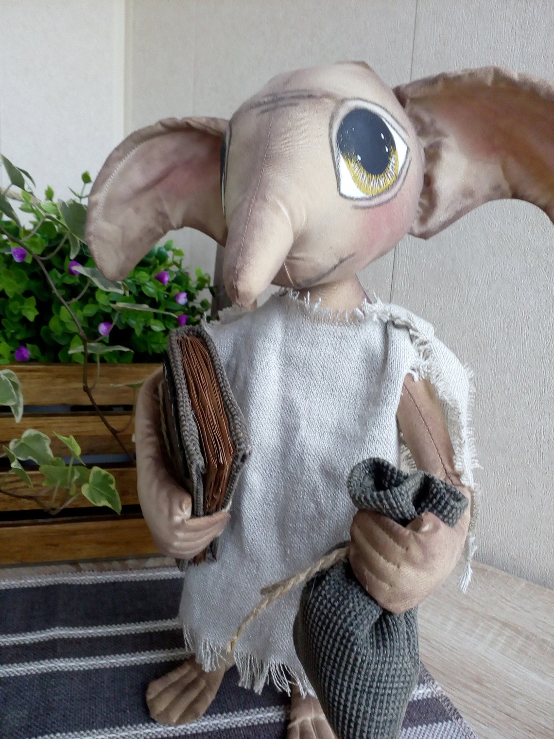 Dobby the house elf dobby textile doll dobby doll dobby toy | Etsy