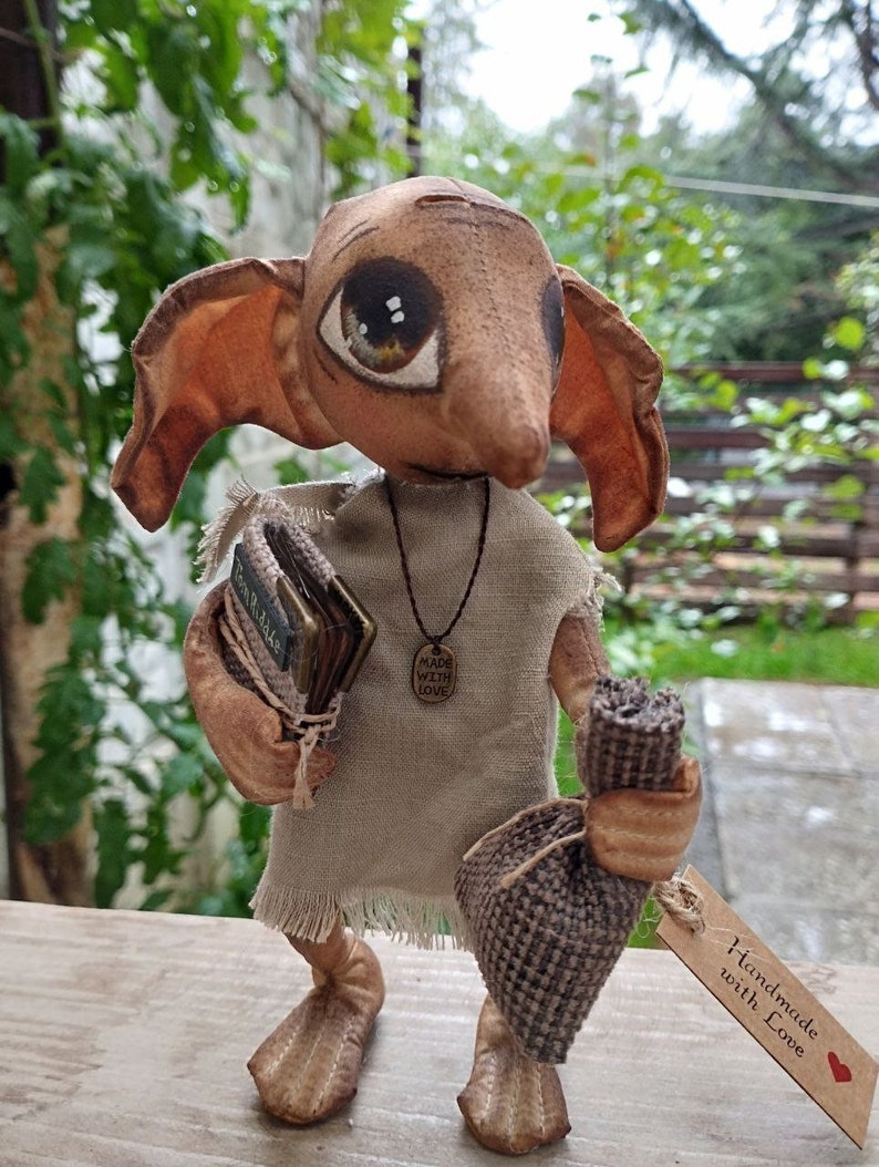 Handmade Dobby House Elf, Cotton Fabric Doll (6.3 Inches) - Etsy